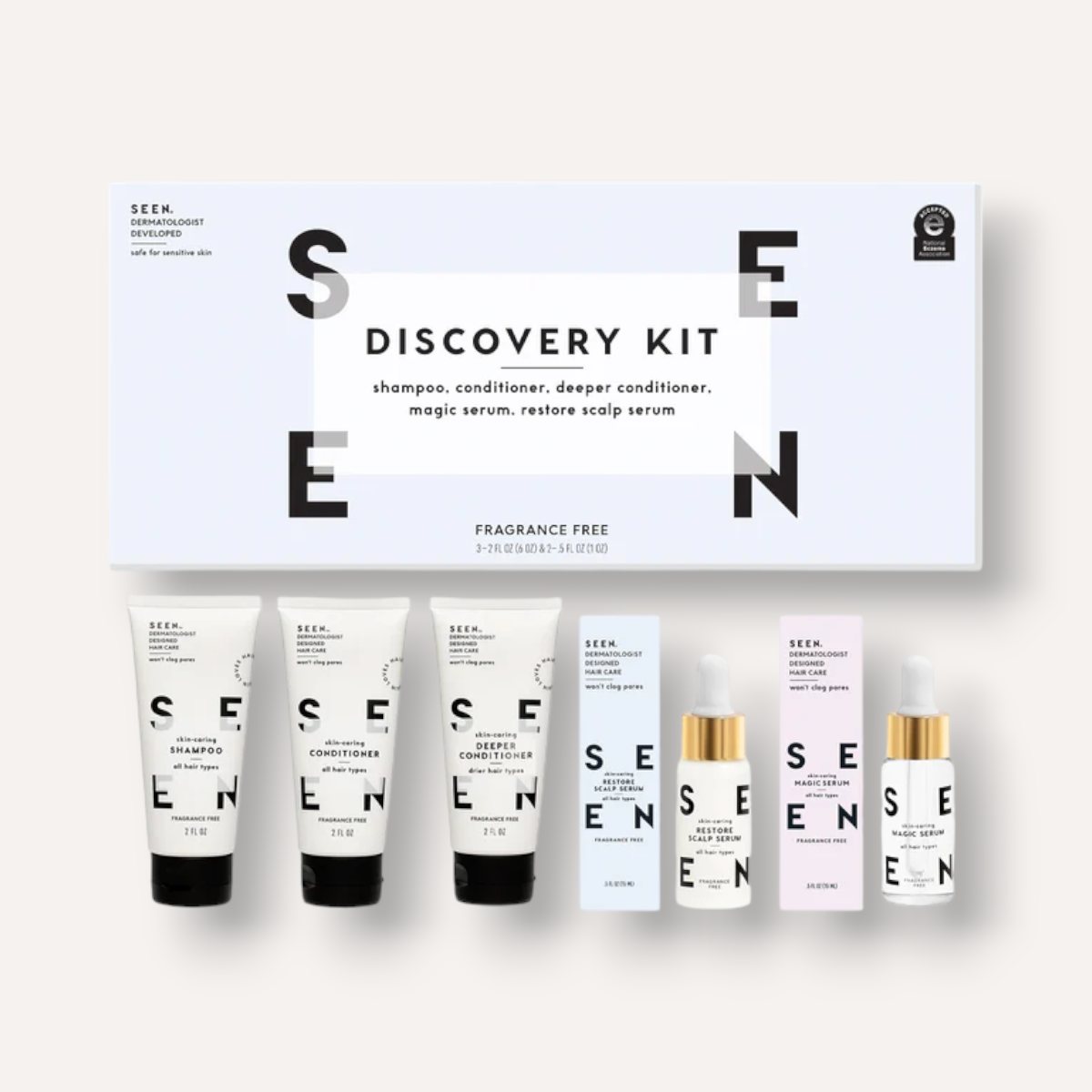 SEEN Fragrance-Free Discovery Kit – Skin Love Cream